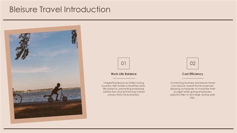 bleisure travel introduction ppt powerpoint st ai ss ppt template