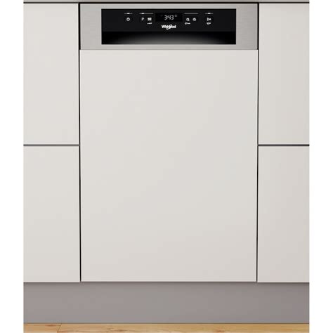 Съдомиялна за вграждане Whirlpool Wsbc 3m27 X 10 комплекта 6 програми Клас Е 45 см Inox