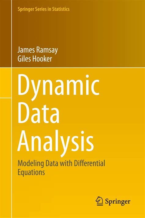 Dynamic Data Analysis Modeling Data With Differential Equations