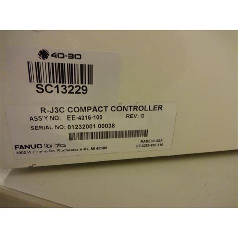 Innovative Robotics Robot And Fanuc Compact Controller