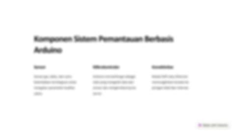 Solution Sistem Monitoring Kualitas Udara Indoor Berbasis Arduino Dan