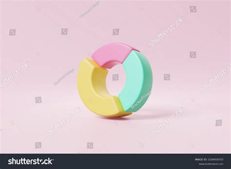 3d Pie Donut Chart Graph Diagram Stock Illustration 2204858703 Shutterstock
