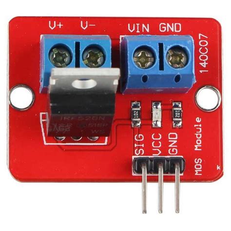 irf520 mos fet driver module sensor for arduino raspberry pi and