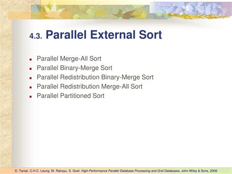 PPT Chapter 4 Parallel Sort And GroupBy PowerPoint Presentation Free Download ID 3901744