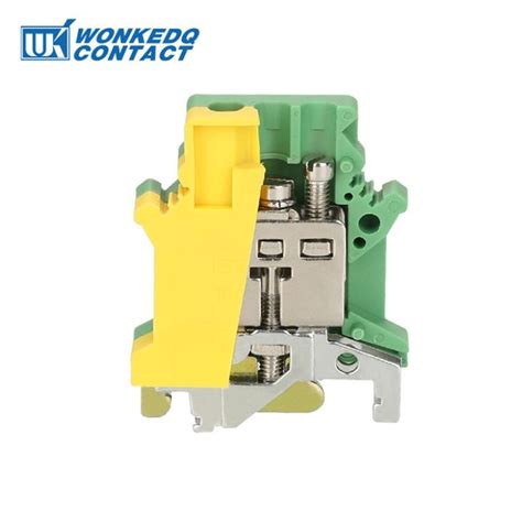 China Cheap DIN Rail Ground Terminal Block Suppliers Manufacturers Factory Direct Wholesale