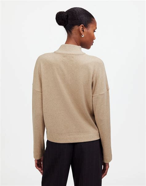 Quarter Zip Pullover Top Madewell