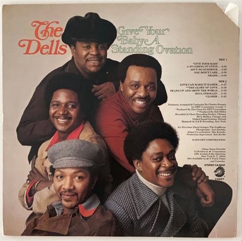 The Dells Give Your Baby A Standing Ovation Vinyl Lp Record Album Us Hard Graft Records