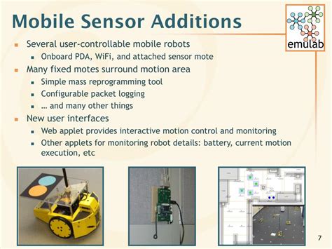 Ppt Mobile Emulab A Robotic Wireless And Sensor Network Testbed Powerpoint Presentation Id
