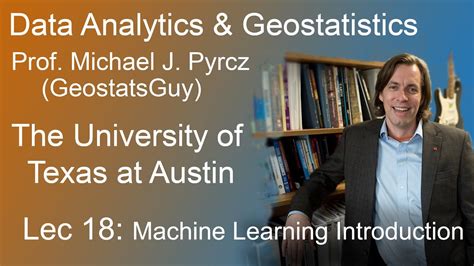 18 Geostatistics Course Machine Learning Youtube