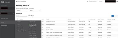 Troubleshoot Layer 3 Interface Configuration Problem In Meraki Ms And