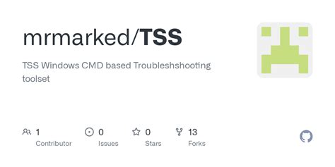 Github Mrmarkedtss Tss Windows Cmd Based Troubleshshooting Toolset