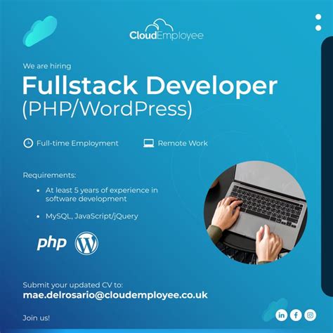 Cloud Employee On Linkedin Fullstack Wordpress Php
