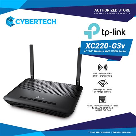 Tp Link Xc G V Ac Wireless Voip Gpon Router Shopee Philippines
