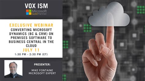 Converting Microsoft Dynamics Bc And Crm On Premises Software To Business Central In The Cloud
