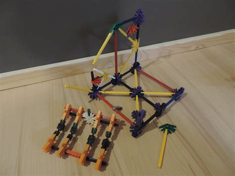 knex ball machine element roll back loop 9 steps instructables
