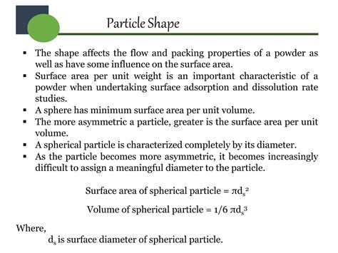 Micromeritics Fundamental And Derived Properties Of Powders Pptx