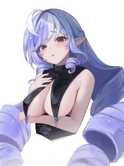 Kiiume0 Vivian Banshee Zenless Zone Zero Commentary Highres 1girl Ahoge Arm Under Breasts