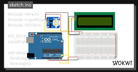 Jam Digital Wokwi Esp32 Stm32 Arduino Simulator
