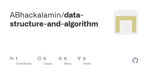 GitHub ABhackalamin Data Structure And Algorithm