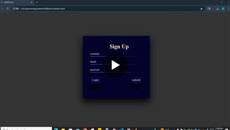 🚀 Excited To Share A Fully Animated Form Built Using Just Html And Css — No Subhan Karim