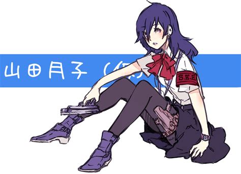 Safebooru 1girl Aiwatan Arisato Minato Armband Blue Hair Bow Dress
