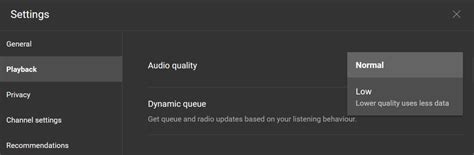 Bug Audio Quality Toggler In Settings Playback Appears Weird