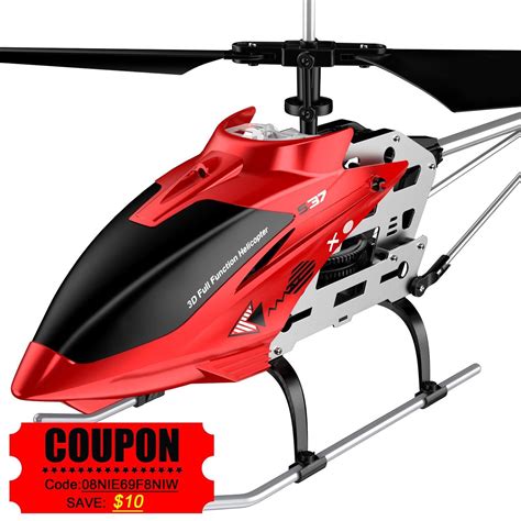 Syma Rc 헬리콥터 S37 항공기 고도 유지 기능 35 채널 합금 소재 어린이 초보자를 위한 자이로 안정기 장난