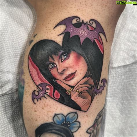 Cassandra Peterson Instagram Tattootuesday Elvira Ink By