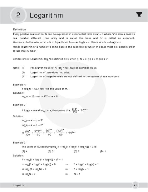Logarithm Question Logarithm Definition Every Positive Real Number N Can Be