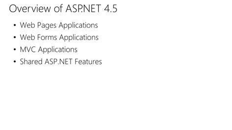 PPT Getting Started With ASP NET MVC 4 PowerPoint Presentation Free