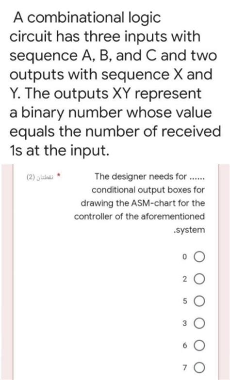 Solved A Combinational Logic Circuit Has Three Inputs With
