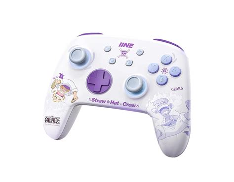 Tay Cầm Nintendo Switch Pro Controller Iine Cartoon One Piece Trắng Tí