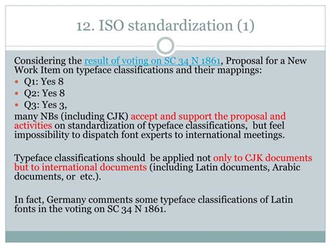 Ppt Proposal For Standardization Of Typeface Classifications And Their Mappings Powerpoint