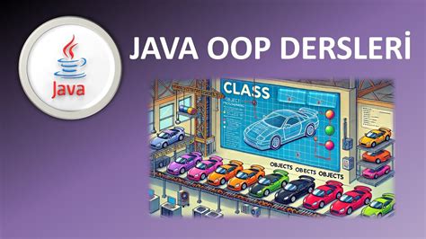 Java Dersleri Java Ile Oop Giriş Nesne Yönelimli Programlamaya İlk