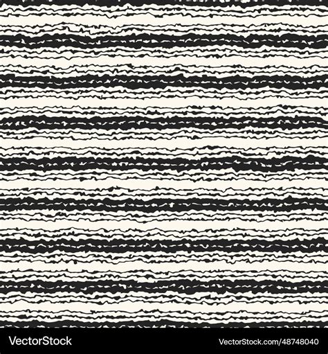 Monochrome Wood Grain Textured Striped Pattern Vector Image