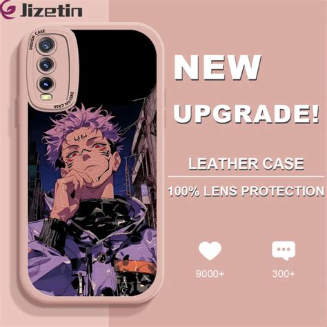 Jizetin For Vivo Y Y S Y A Y I Y S Y S G Back Cover Ryomen Sukuna Lambskin Texture