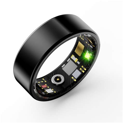 Visiovoy Умное кольцо NFC Smart Ring_HR011-9-BK, размер 9, Bluetooth ...