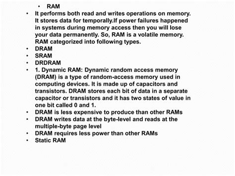 Memory And Storage Devices Ppt
