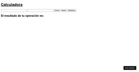 Introducción A Javascript Codesandbox