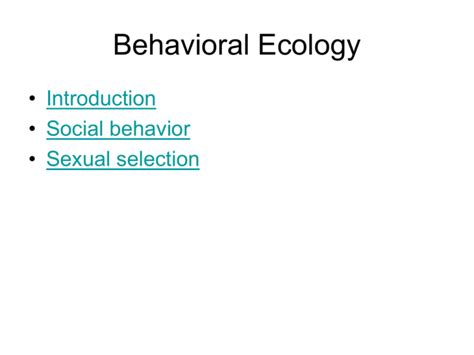Sex Sociality And Behavior Social Behavior
