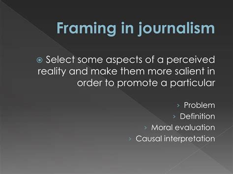 Ppt Framing Theory Powerpoint Presentation Free Download Id6502983