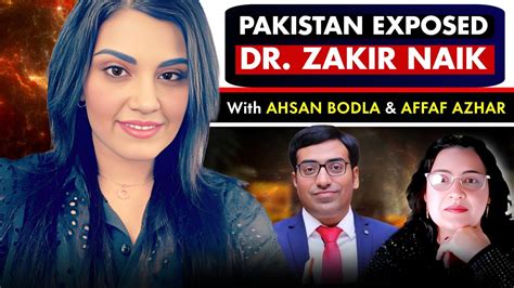 Disussion With Affaf Azhar Zakir Naiks Pakistan Tour Youtube