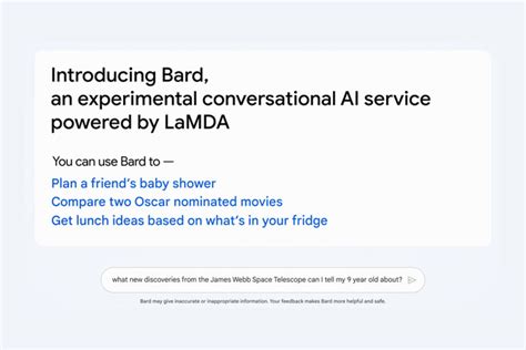 Googles AI Chatbot Bard Makes Factual Error In First Demo The Verge