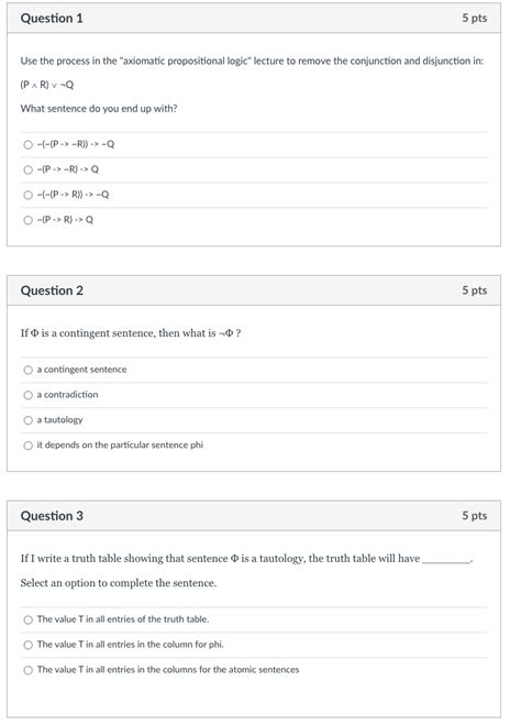 solved question 1 5 pts use the process in the axiomatic
