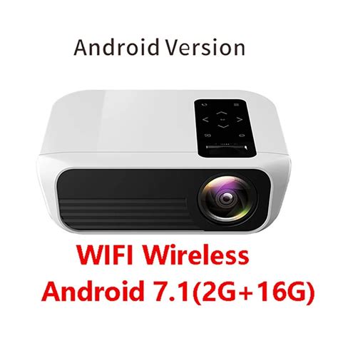 T8 Full HD светодиодный проектор Android портативный видеопроектор ...