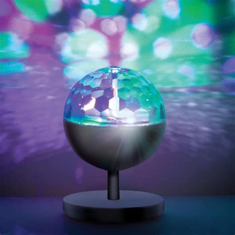 Sound Reactive Multi Color Integrated Led Spinning Party Light With