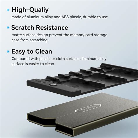 SmallRig Slim Memory Card Storage Case Holder With Sim Card Tray Pin SD TF Micro SD Card