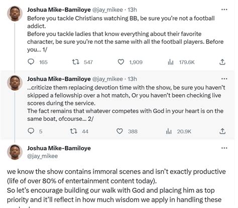 See What Joshua Bamiloye Son Of Mike Bamiloye Said Should Happen To Christians Watching Bbnaija