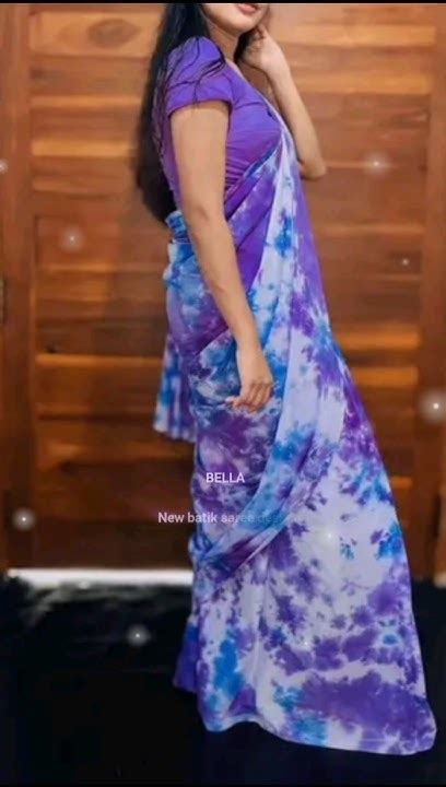 හැමොම හොයන ලස්සනම බතික් සාරි විලාසිතා Trending 2025 Batik Saree Designs Trending Batik