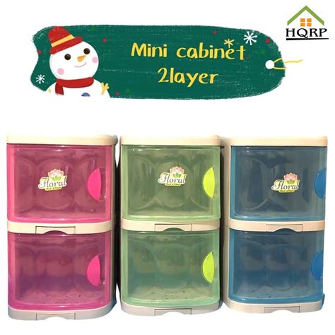 Mini Plastic Two Layer Cupboardsideboardkitchen Cabinetstorage Cod